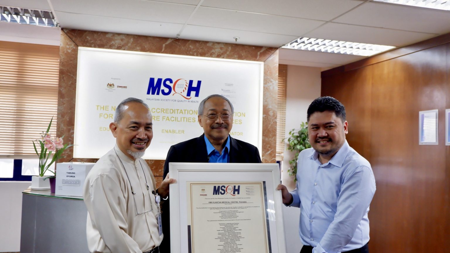 KMI Kuantan Medical Centre Raih Akreditasi MSQH – Manisfm
